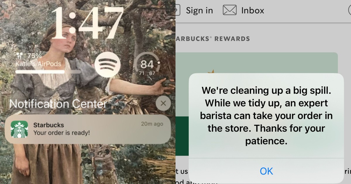 Starbucks said its app suffered a partial outage and mistakenly blasted ...