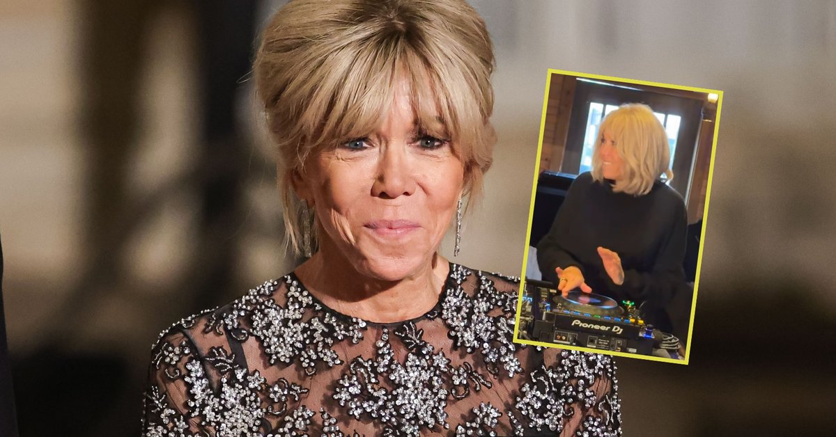 Takiej Brigitte Macron jeszcze nie widzieliśmy. Nagranie z pierwszą ...