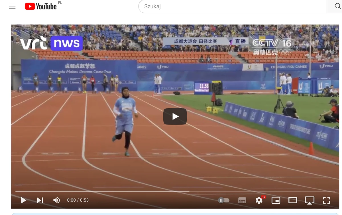 Nasra Abukar Ali najwolniejszą sprinterką w historii lekkoatletyki ...