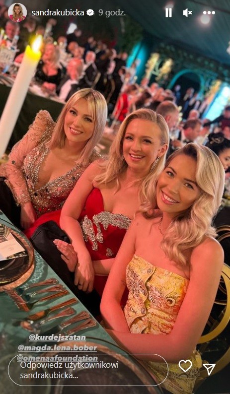 Kurdej-Szatan jak księżniczka na balu Mensah i Brzoski. Żona Pazury olśniła - Plejada.pl