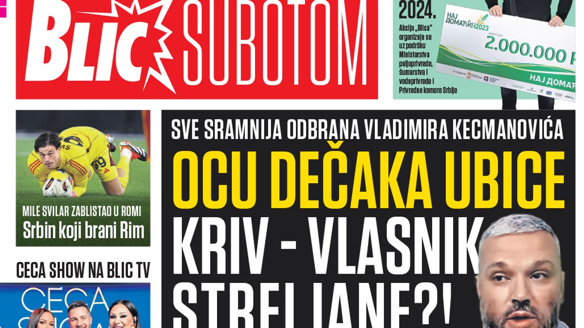 Naslovna strana za 2.3. - Blic