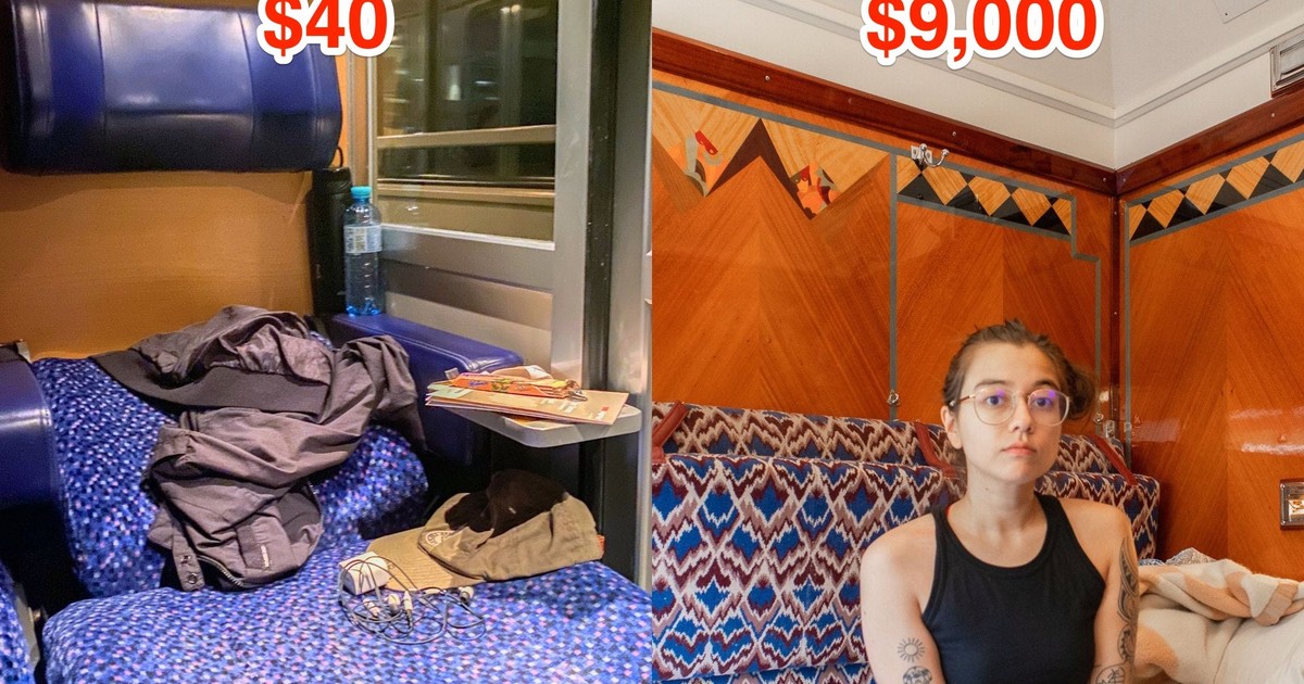 I've taken overnight train rides ranging from $40 to $9,000 a ticket ...