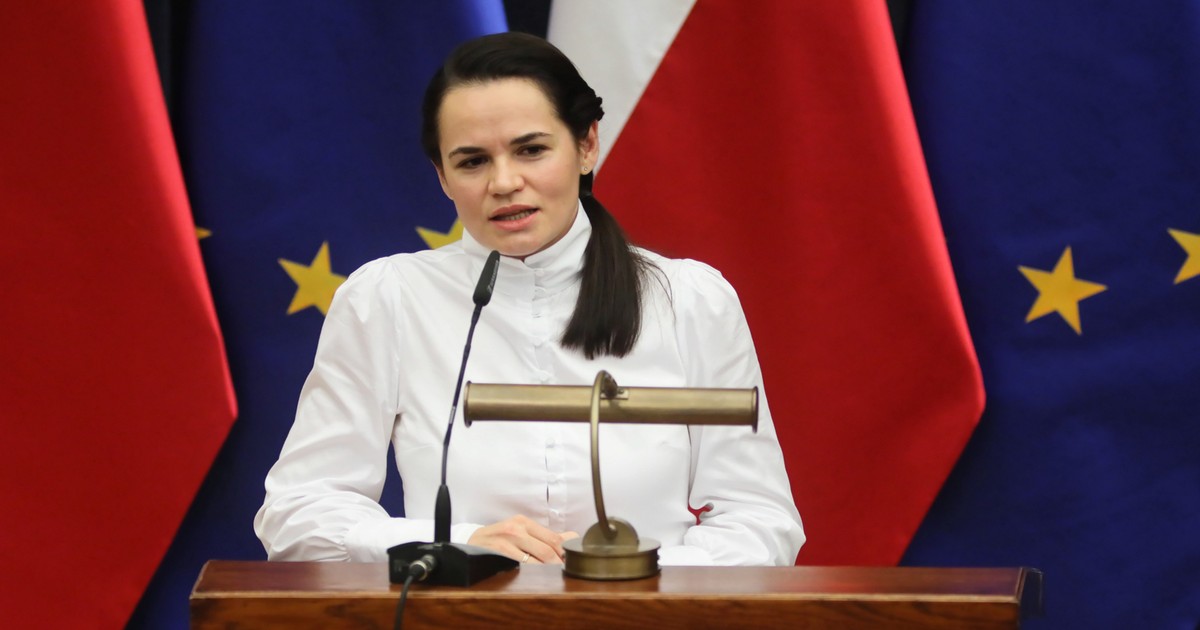 Swiatłana Cichanouska w Polsce. Przemówienie na Uniwersytecie ...