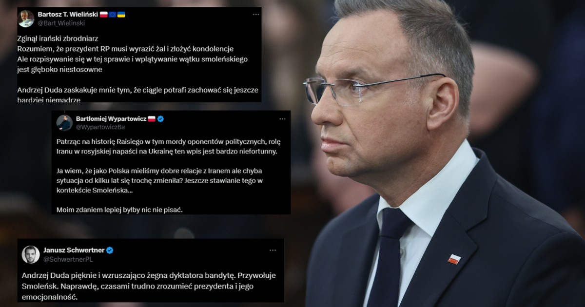 Prezydent Iranu nie żyje. Fala krytyki po kondolencjach Andrzeja Dudy - Wiadomości