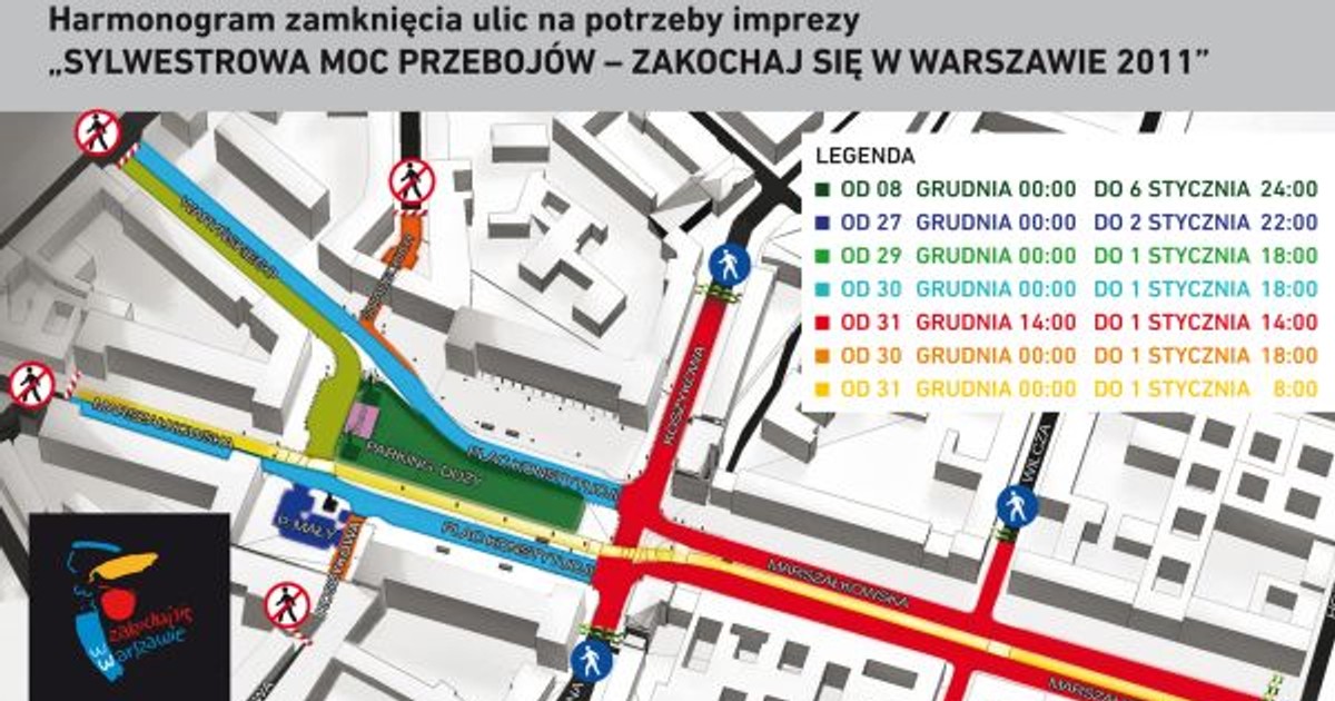 Utrudnienia w ruchu w Warszawie