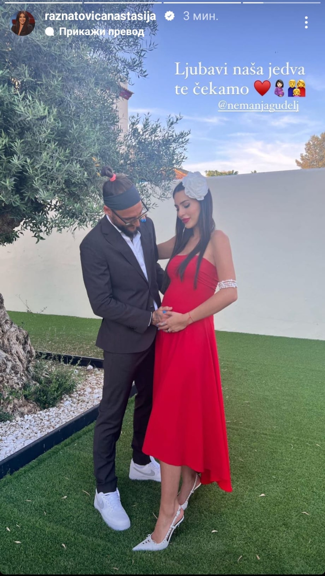 Anastasija Ražnatović prvi put pokazala stomak u četvrtom mesecu trudnoće - Blic