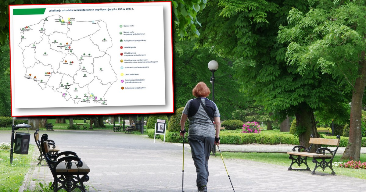 Mapa sanatoriów. Tysiące Polaków rehabilitują się w nich na koszt ZUS