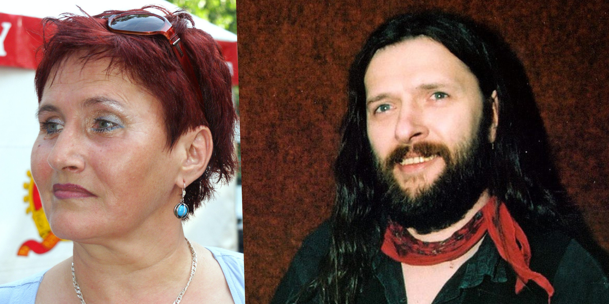 Żona kochała Riedla, nawet gdy był na dnie. Została z nim do samego ...