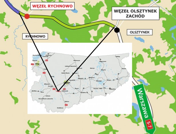 Powstał kolejny fragment trasy S7. Oddano do użytku odcinek Rychnowo ...
