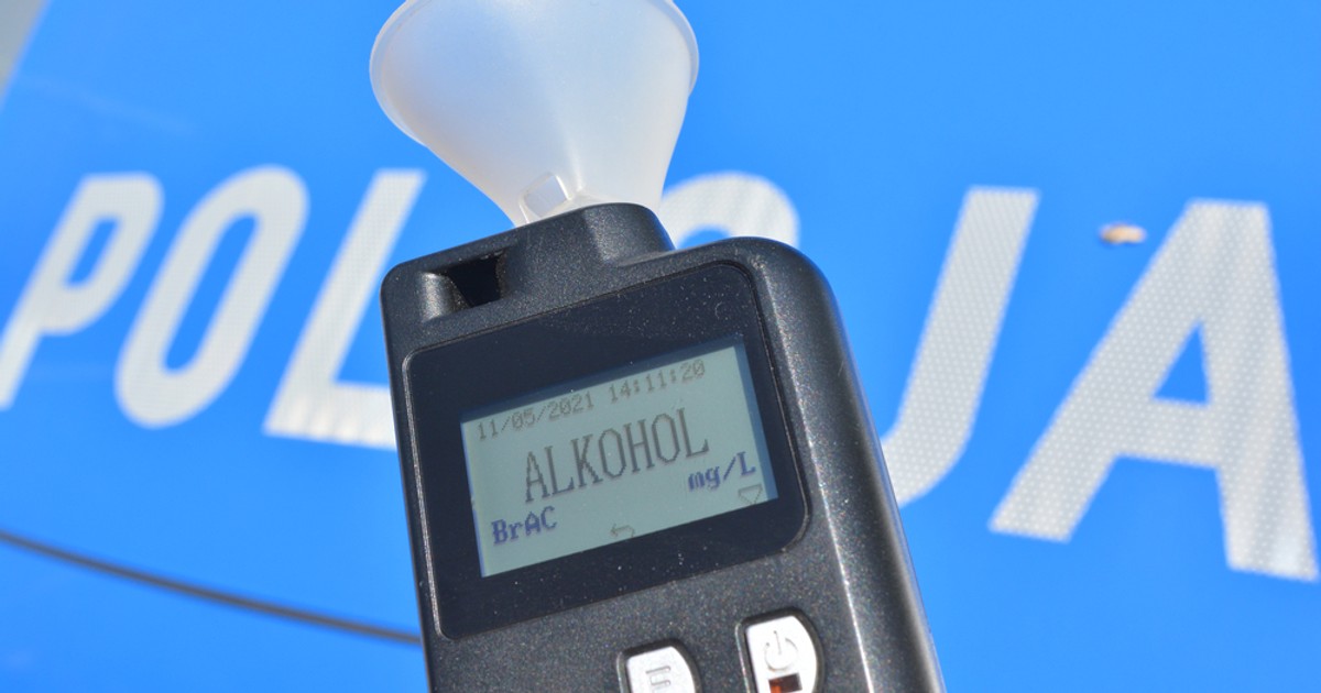 Pijany i bez prawa jazdy uciekał przed policją - Wiadomości