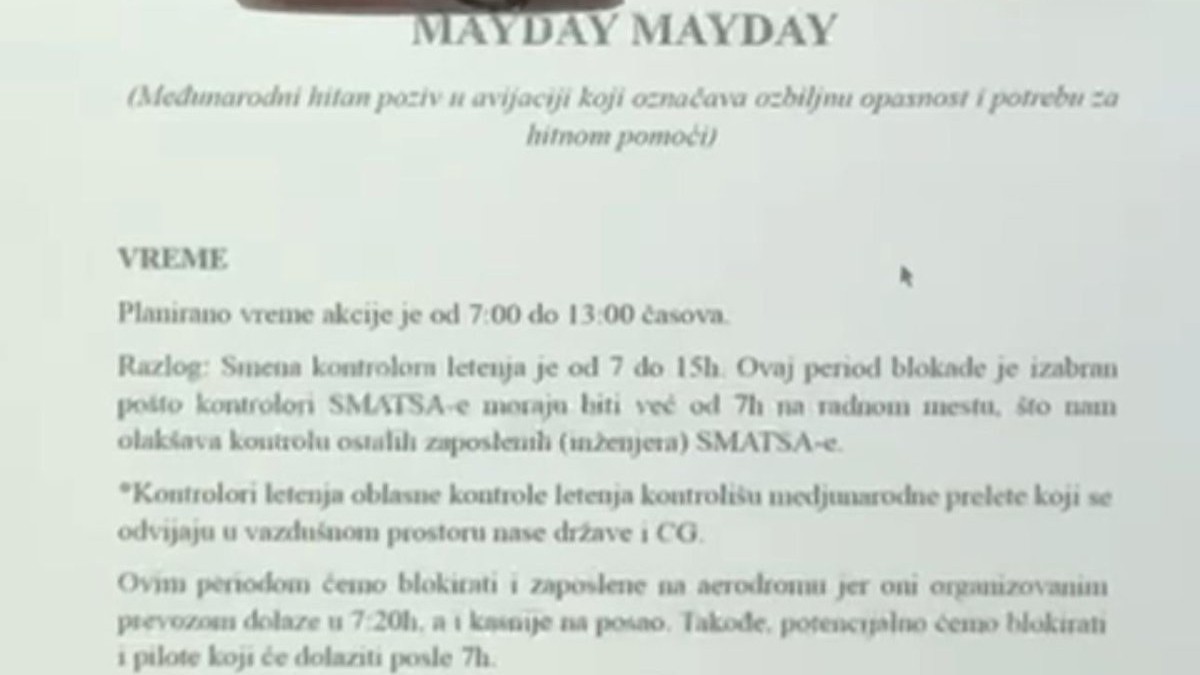 Objavljen snimak sa plenuma na kom se vidi da studenti planiraju blokadu aerodroma, oni kažu da ...