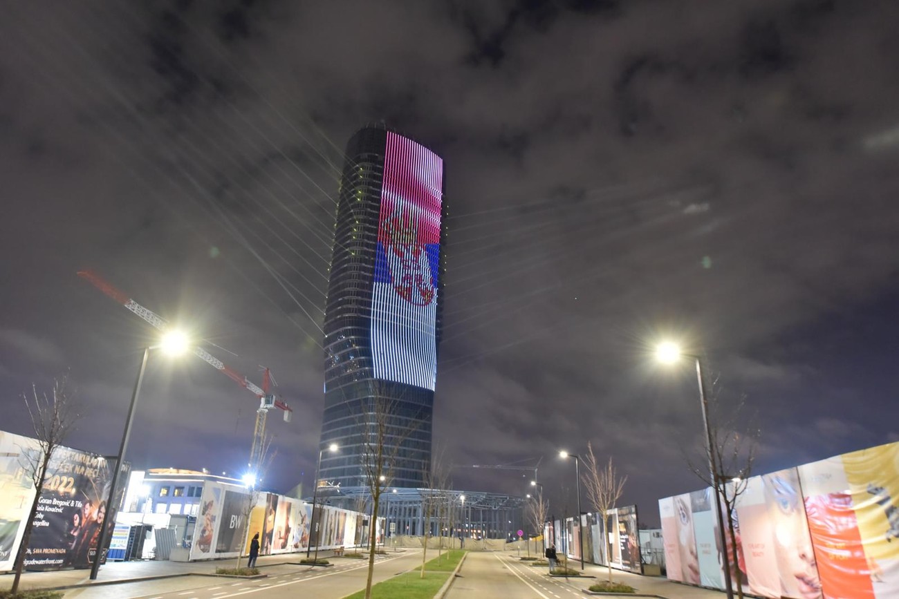 Kula Beograd zasijala u čast srpskih velikana iz Prvog svetskog rata ...