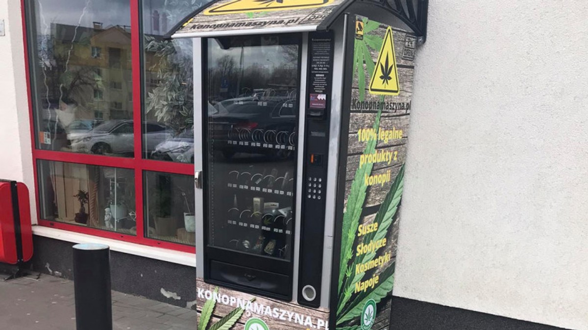 Automaty z konopnymi produktami CBD zaczęły pojawiać się w pierwszych ...