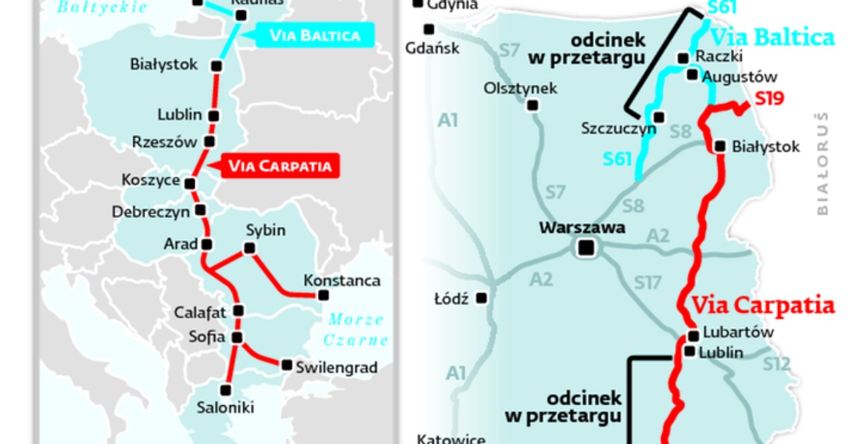 Umowa ws. budowy odcinka Suwałki-Budzisko trasy Via Baltica - Forsal.pl