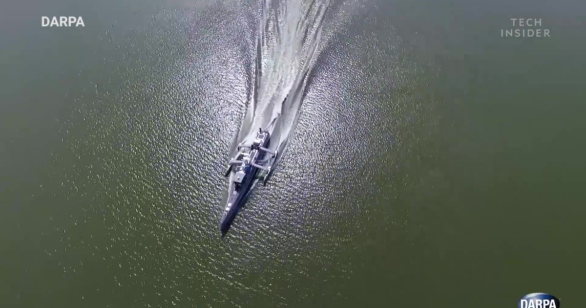 The US Navy's new drone warship can drive itself as it hunts submarines ...