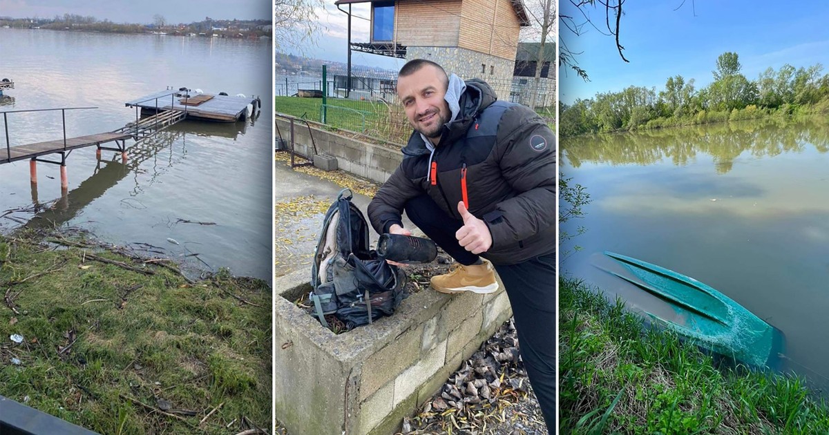 Voislav je na svom splavu našao ranac i usledila je filmska priča ...