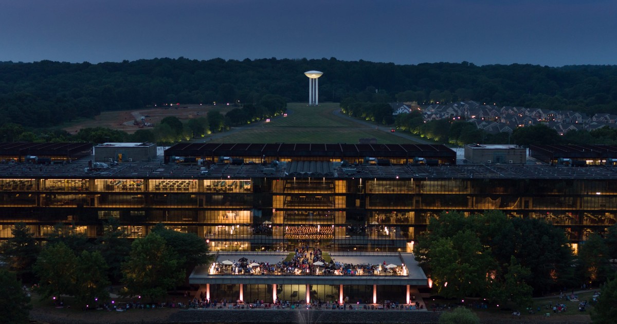 The eerie Lumon Industries office building is real. See inside Bell ...