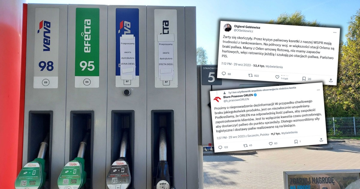 Problem z brakami na stacjach Orlen. "Karetki krążą od stacji do stacji ...