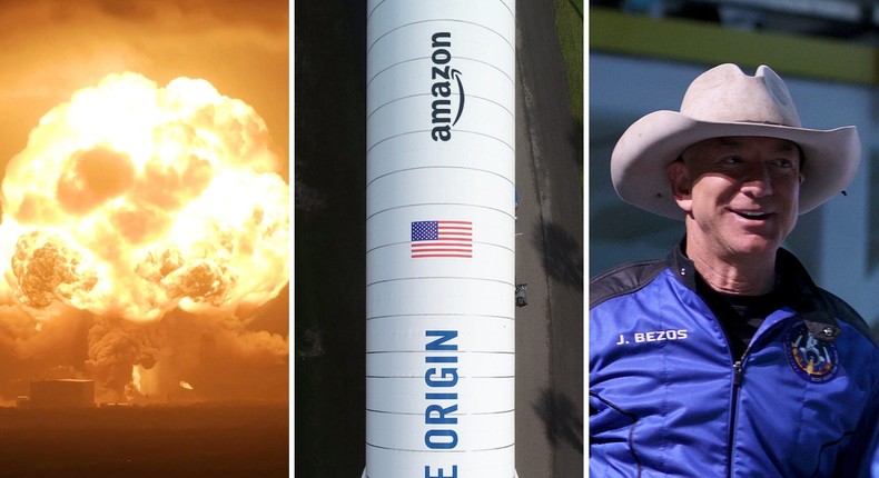 Blue Origin rocket explosion sends space stocks plummeting | Business ...