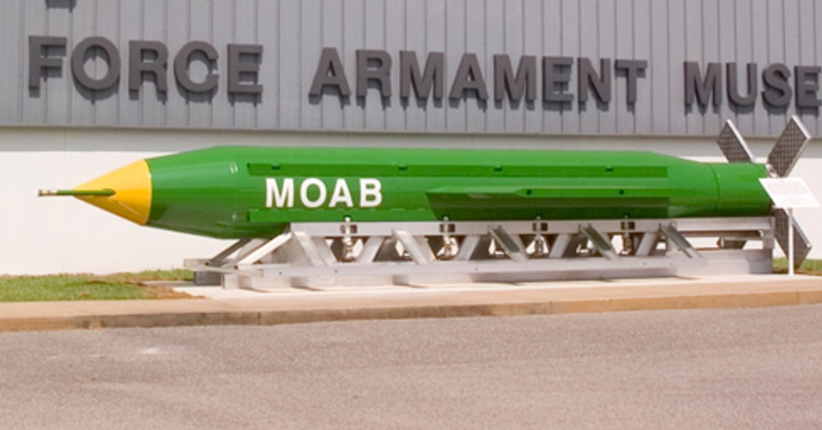 MOAB – "matka wszystkich bomb" - Informacje
