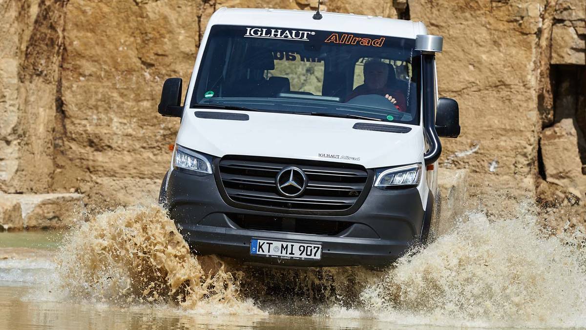 Mercedes Iglhaut Sprinter 319 CDI KA – dostawczak (bardzo) terenowy, test