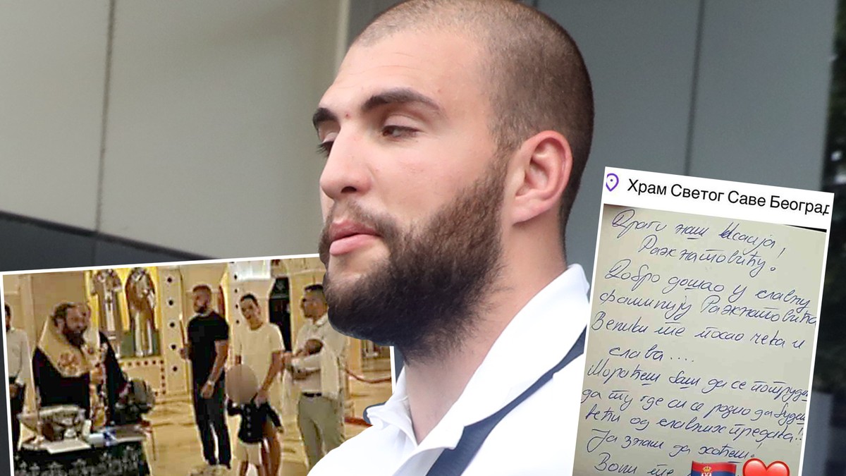 Veljko podelio poruku koju je njegov sin dobio nakon krštenja: "Isaija ...