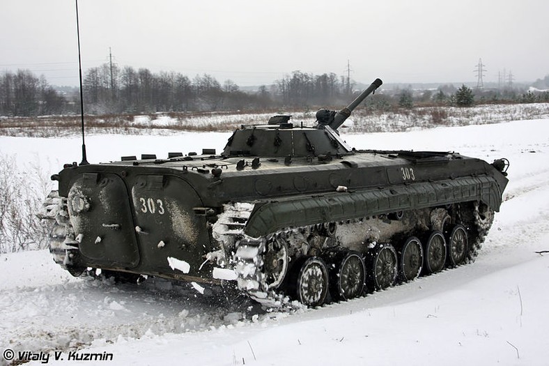 BWP-1 (BMP-1) - wiekowe, ale wciąż używane bojowe wozy piechoty Wojska ...