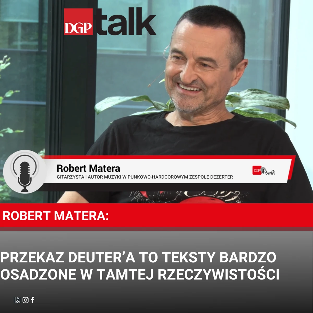 Robert Matera (Dezerter): Kiedyś pod sceną był las magnetofonów, teraz las komórek [PODCAST ...