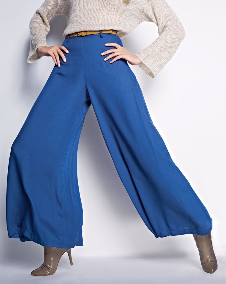 Szerokie spodnie na 4 sposoby - Uroda