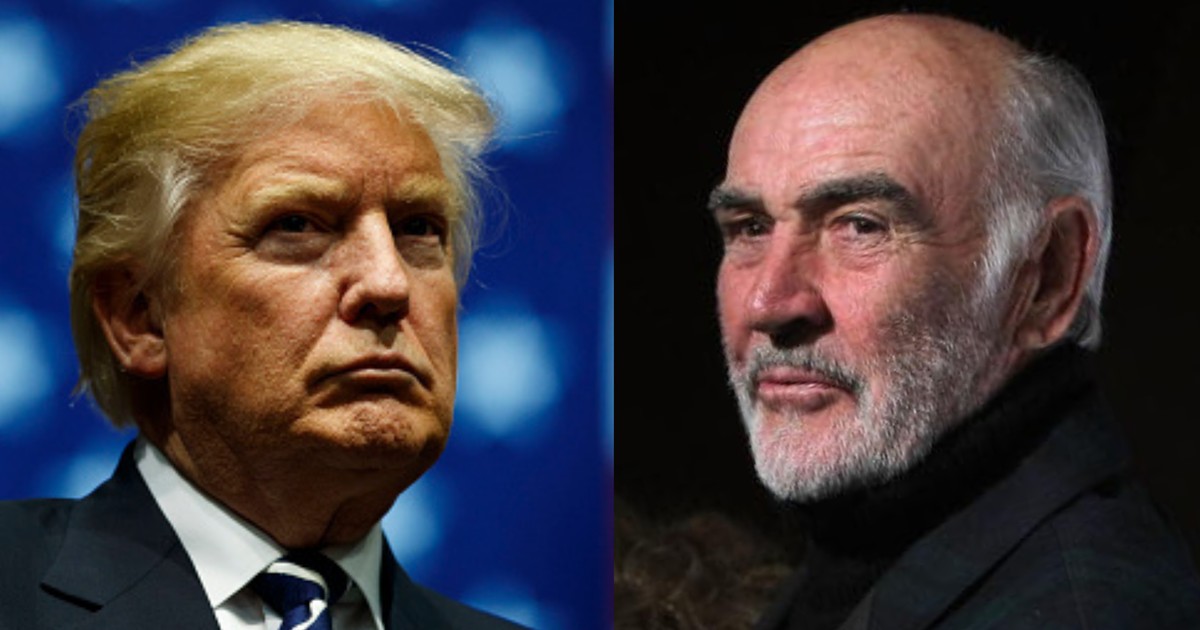 Donald Trump skłamał mówiąc, że Sean Connery pomógł mu zrealizować ...