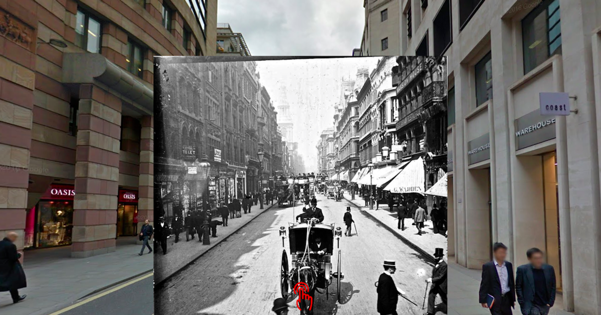 14 incredible before and after photos show how popular London landmarks ...