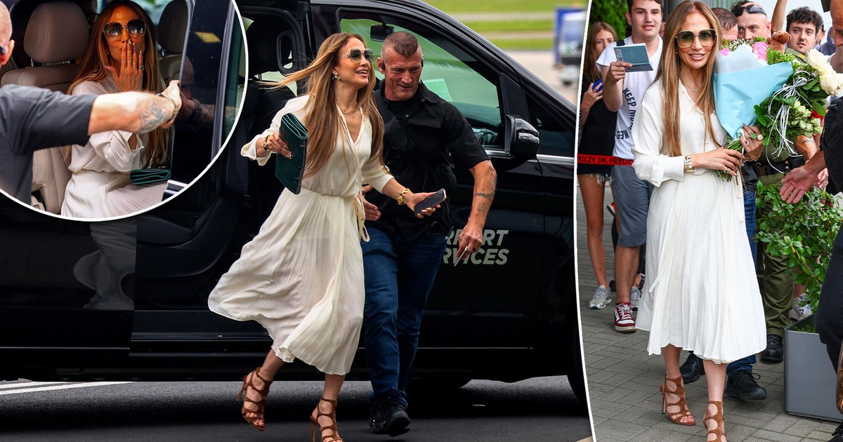 Jennifer Lopez przyleciała do Polski. Zagra koncert na PGE Narodowym