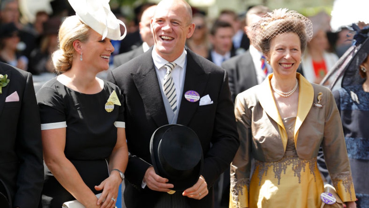 Księżniczka Anna i skrzywiony nos zięcia. Mike Tindall zaskoczył ...
