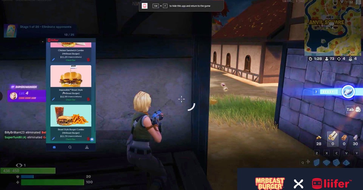 You can now order from MrBeast Burger through your Xbox while gaming ...