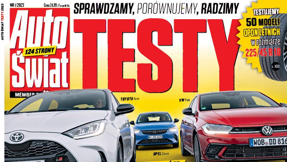 Nowy magazyn "Auto Świat Testy" już w sprzedaży