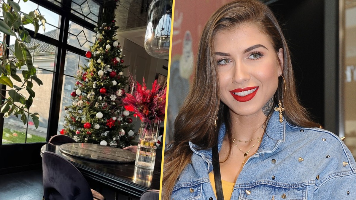 Deynn wzięła się za świąteczne dekoracje. Jej willa wygląda imponująco ...