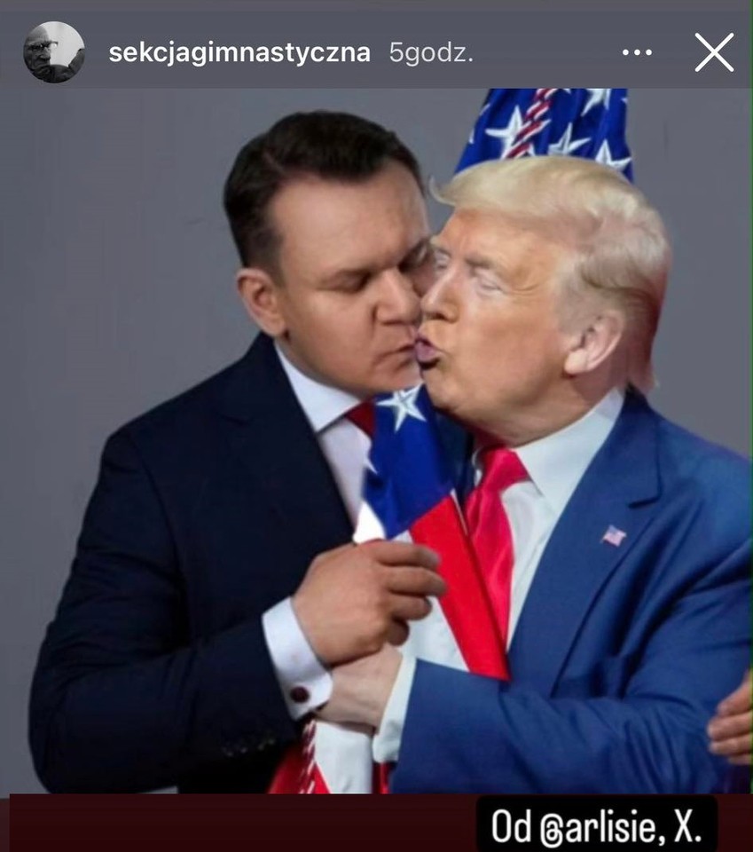 Dominik Tarczyński pocałował flagę Polski. Zdjęcie podbija sieć! [MEMY ...