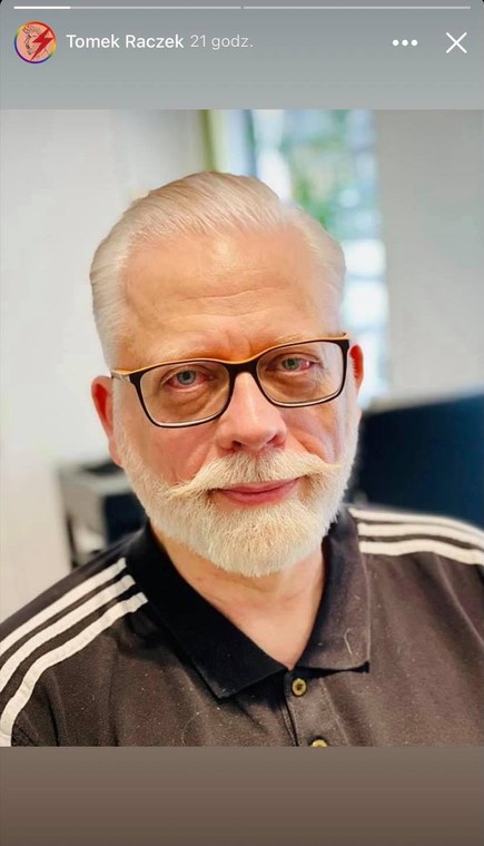 Tomasz raczek przeszedł sporą metamorfozę. Już tak nie wygląda ...