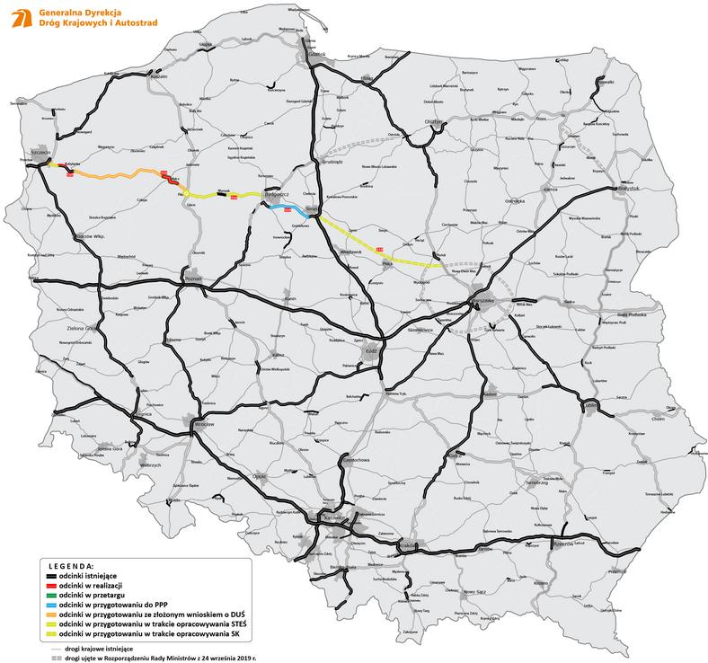 Droga S10 z Warszawy do Szczecina już zaplanowana. Połączy się z ...