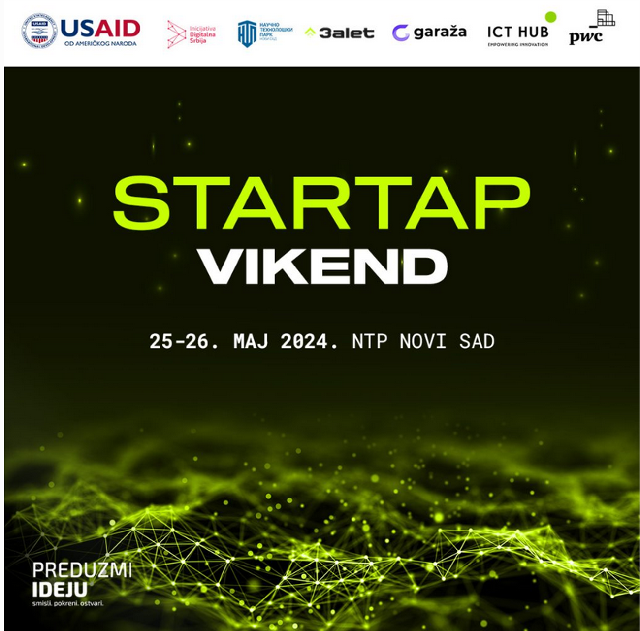 Prijavite se za Startap Vikend u NTP Novi Sad i duboko zaronite u svet ...