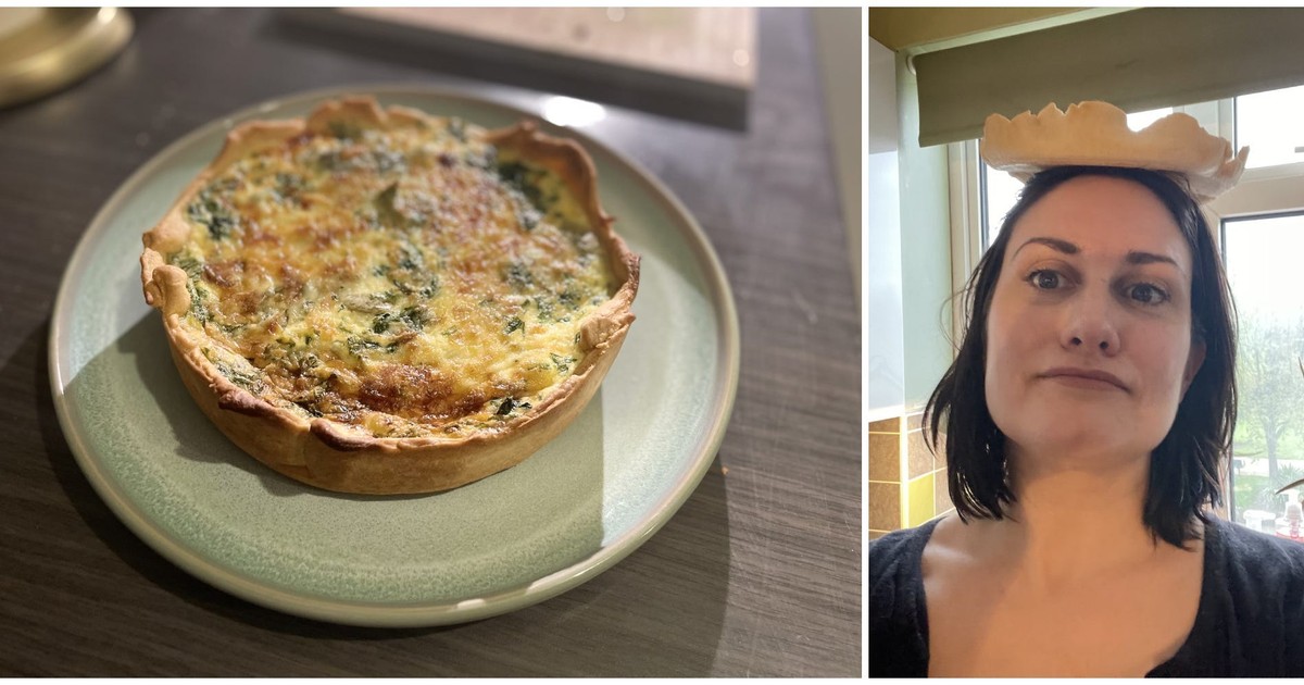 I made coronation quiche, the royal recipe devised in honor of King ...