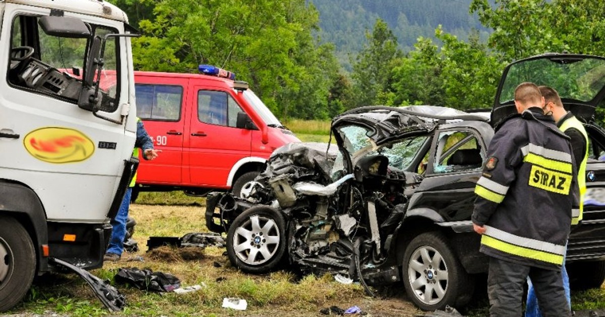 Koszmarny wypadek pod Jelenią Górą Koszmarny wypadek pod Jelenią Górą