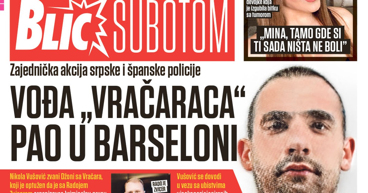 Naslovna strana za 19.10. - Blic