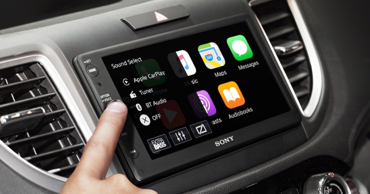 Radia samochodowe z dotykowym ekranem