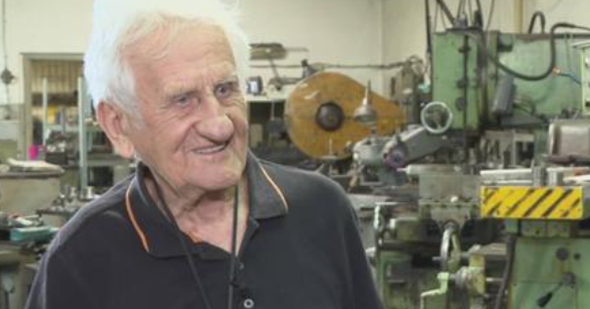 Wacław Milewski ma 98 lat i nadal pracuje. "Człowiek jest jak maszyna ...