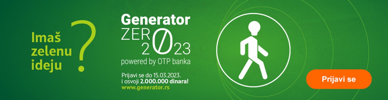 Još jedan dan do zatvaranja OTP Generator ZERO 2023 konkursa! Inovatori, prijavite svoj zeleni ...