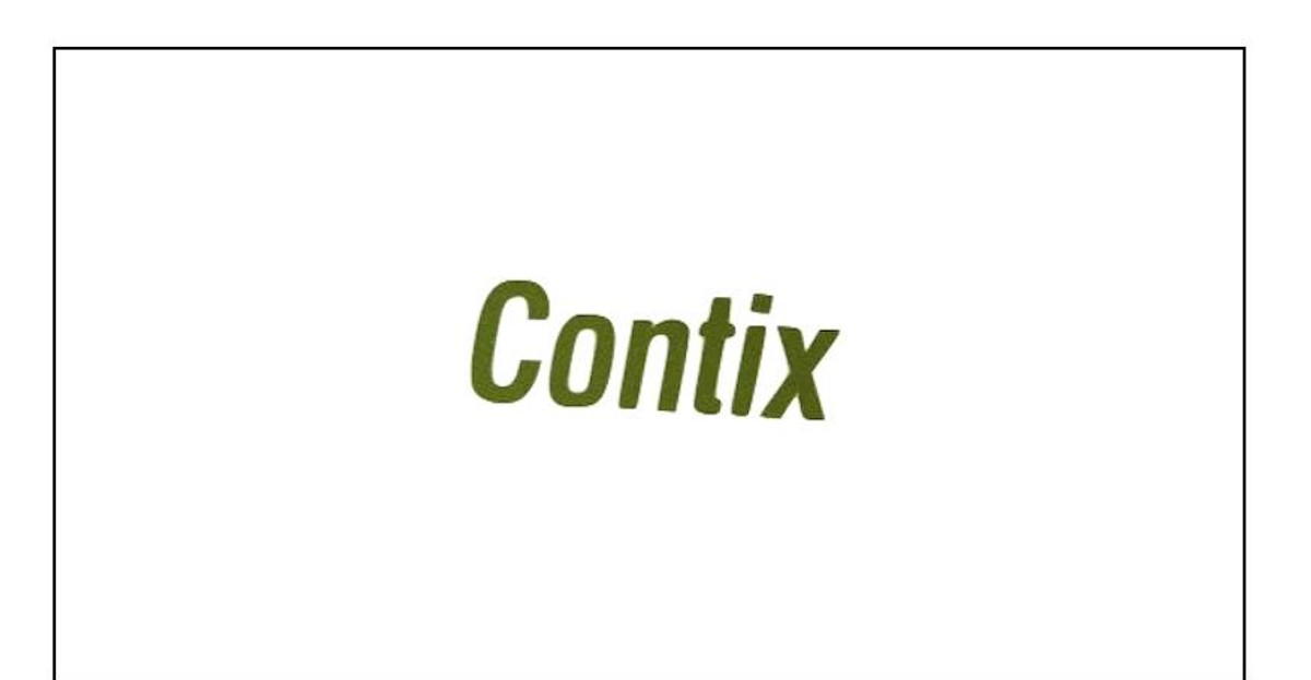 Contix - ulotka, wskazania, przeciwwskazania