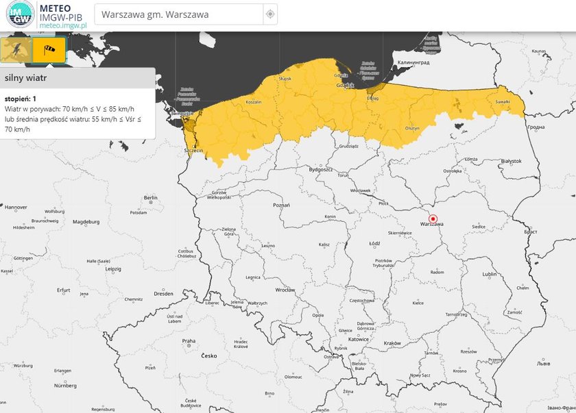 Zaczęła się zmiana pogody. IMGW ostrzega przed burzami i silnym wiatrem Zaczęła się zmiana pogody. IMGW ostrzega przed burzami i silnym wiatrem