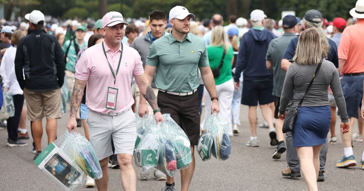 The Masters merch scene is a feeding frenzy unlike anything I've ever ...