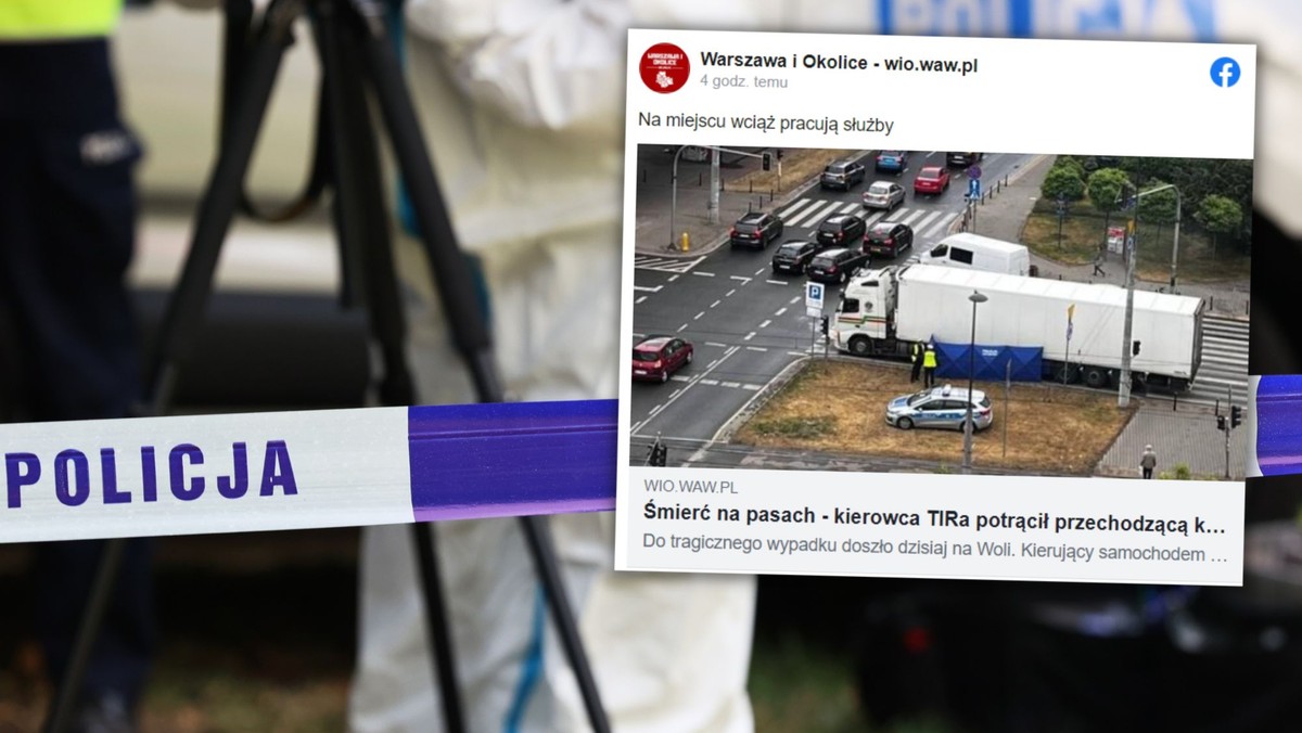 Tragedia na pasach w Warszawie. Kierowca tira potrącił starszą kobietę - Wiadomości
